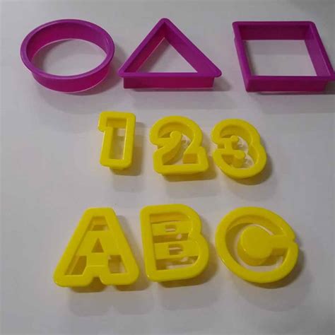 Conjunto 52 Cortadores De Massa Letras E Números Ibili Doural