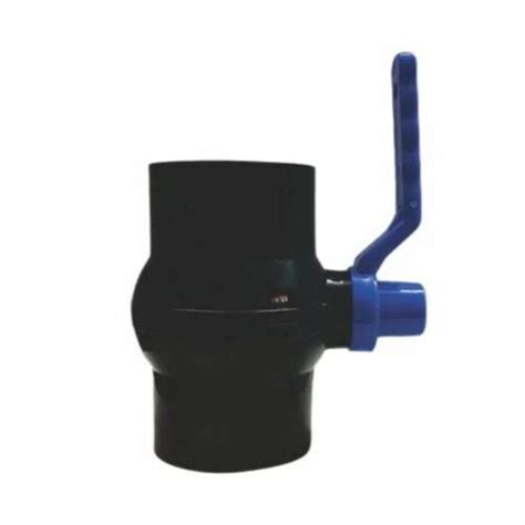 Black Solid Ball Valve At Best Price In Ahmedabad Megha Plast