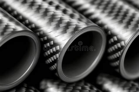 An Abstract Wave Like Texture Created By A Pattern Of Carbon Fibers In A Single Color Stock