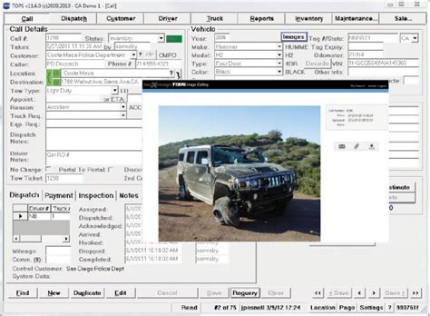 Tops Towing Management Software Tow Professional