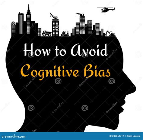 Avoid Cognitive Bias Stock Illustration Illustration Of Error