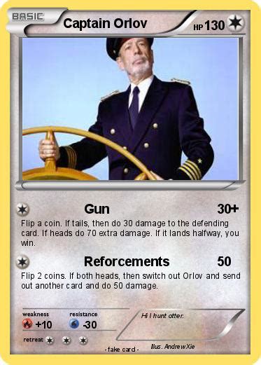 Pokémon Captain Orlov Gun My Pokemon Card