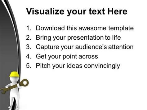 Call The Technician For Typical Work PowerPoint Templates Ppt Backgrounds For Slides