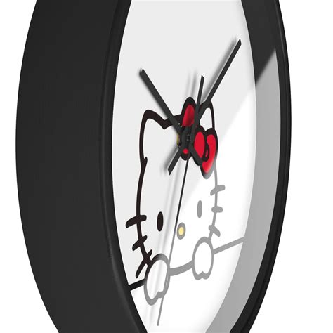 Hello Kitty Wall Clock Etsy