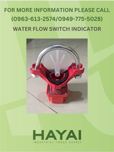 Water Flow Switch Indicator Commercial And Industrial Construction