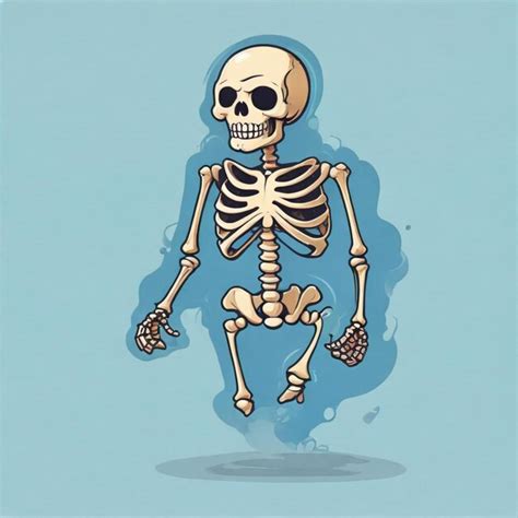 Premium Vector Skeleton Vector Background