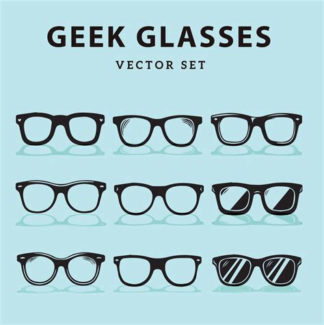 Free Vector Geek Glasses Collection 41638351 Vector Art At Vecteezy