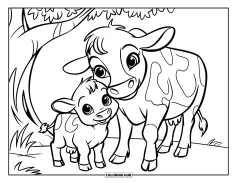 170 Dibujos De Vacas Para Colorear Para Niños Y Adultos Gratis