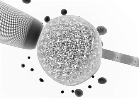 Artificial Insemination Glass Needle Fertilizing A Female Egg 3d