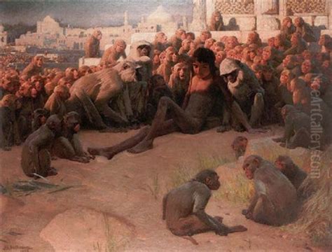 Mowgli Made Leader Of The Bandar Log Reproduction By John Charles