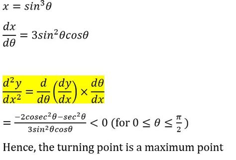 Stationary Point Solution Jc A Level H2 Math Tuition Singapore