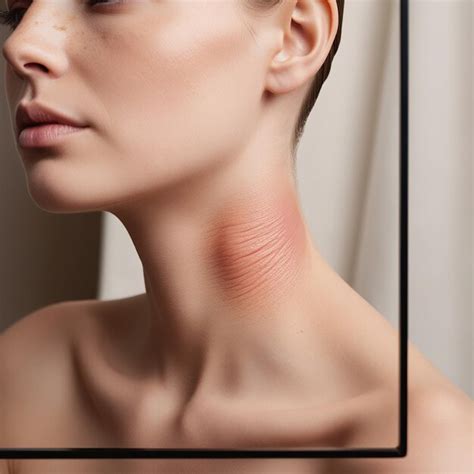 Swollen Thyroid Gland Images In The Neck Region Premium Ai Generated