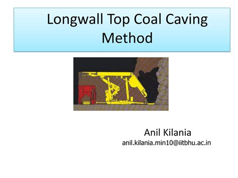 Longwall Top Coal Caving Method Ppt