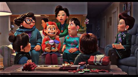 Mei Lee Meets The Aunties Squad🥰 Disneypixars Turning Red Scene