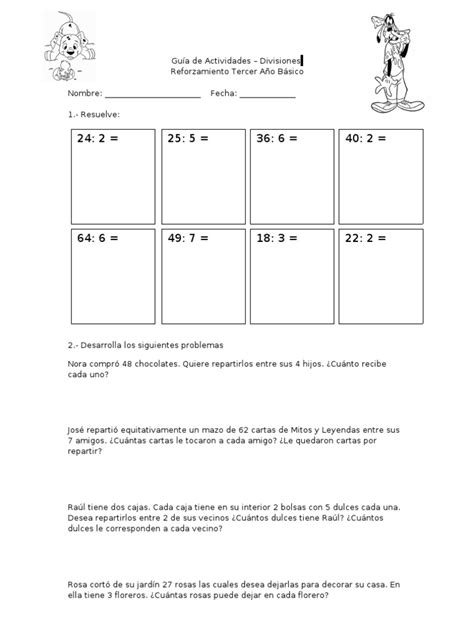 Actividades De Reforzamiento 3° Básico Pdf