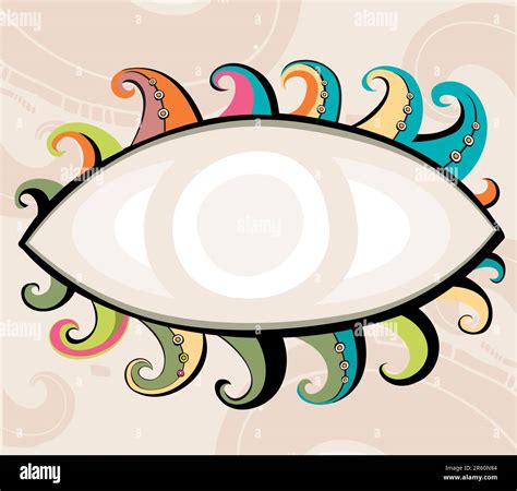 Decorative Eye Vector Frame Stock Vector Image And Art Alamy