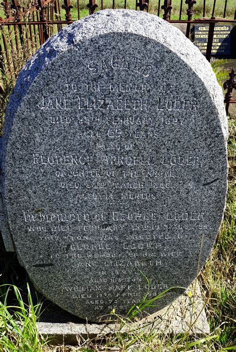 Jane Elizabeth Arndell Loder 1827 1897 Find A Grave Memorial