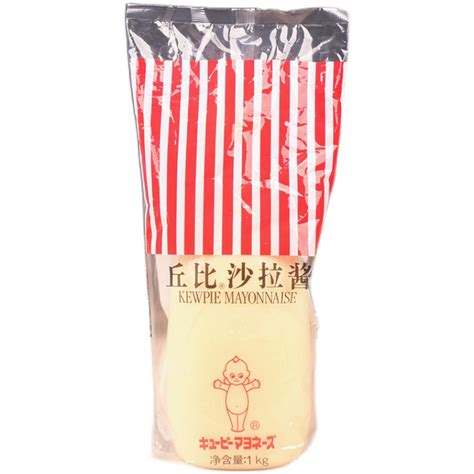 丘比沙拉酱蛋黄酱1kg家用挤压软瓶装寿司三明治蔬菜水果色拉酱虎窝淘