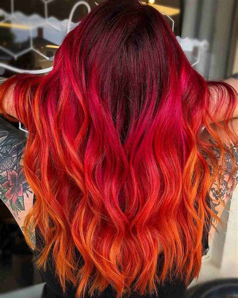 Dark Red Orange Hair