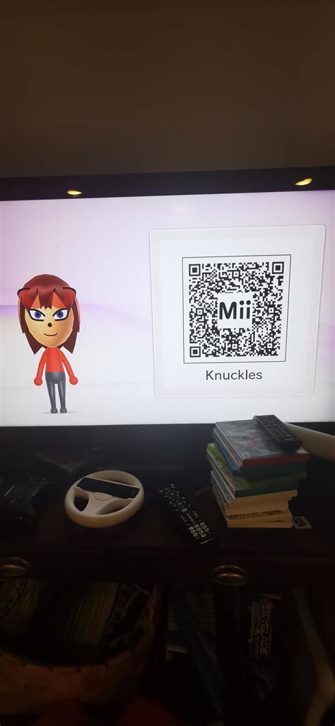Knuckles Mii Qr Code By Tylermakie On Deviantart