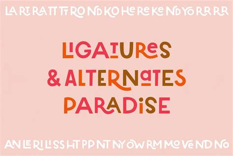 Kocha Playful Ligature Font Add Fun To Text Free Pikes Download