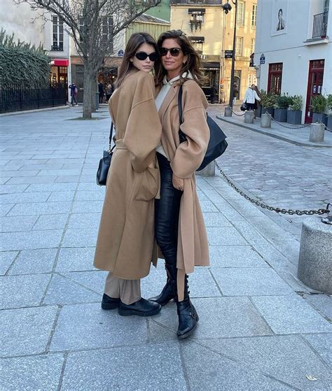 Cindy Crawford And Kaia Gerber Rock A Matching Moment During Paris