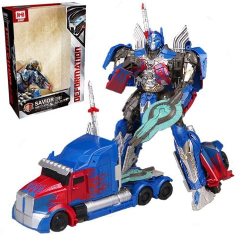 Transformers Optimus Prime Car Superheroes Robot Action Figure Toys On