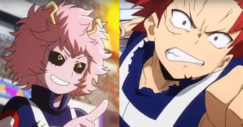 My Hero Academia Mina Ashido Vs Eijiro Kirishima For Best Fighter