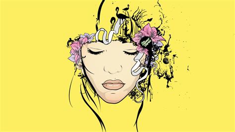 Girl Face Hd Yellow Wallpapers Hd Wallpapers Id 46126