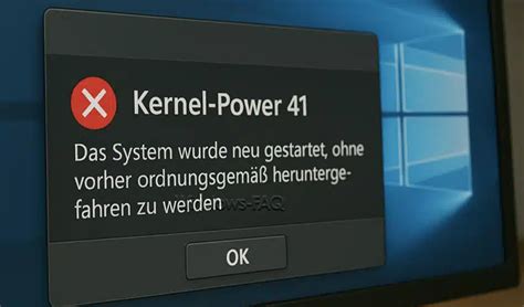 Kernel Power 41 Windows Fehler Windows Faq