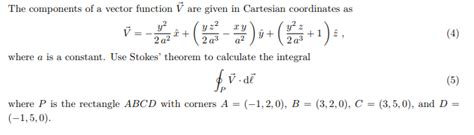 Solved The Components Of A Vector Function V Are Given In Chegg