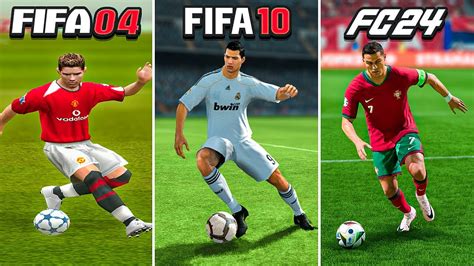 Scoring An Insane Goal With Ronaldo In Every Fifa 04 24 Youtube