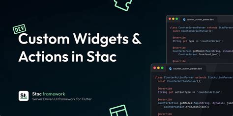 Building Custom Widgets And Actions In Stac