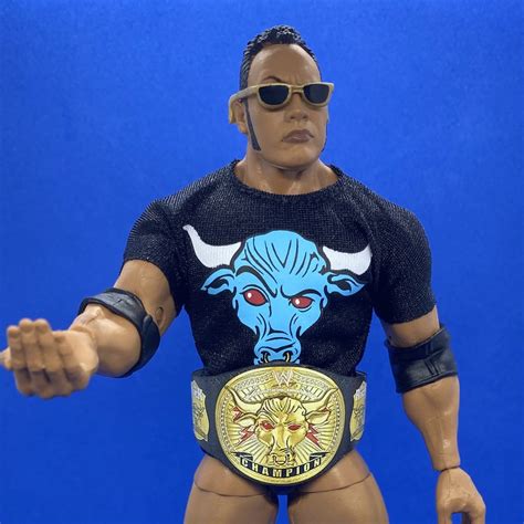 The Rock Brahma Bull Championship Title Belt