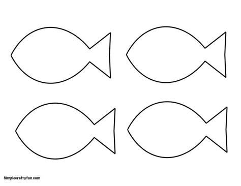 Small Fish Template Printable