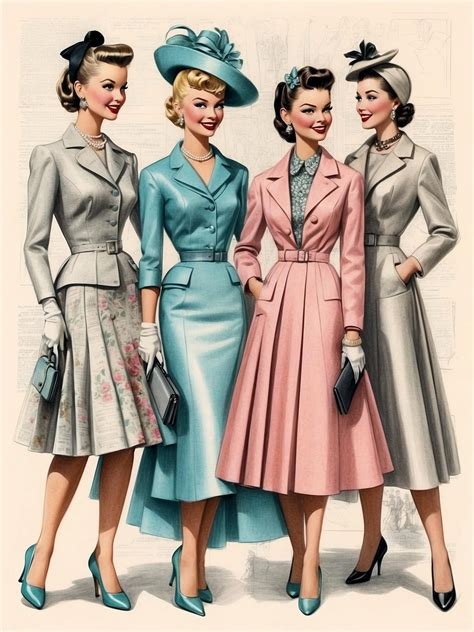 Pin By Simona Mochi On Paper 1950 Fashion Vintage Outfits 1950s Fashion Women