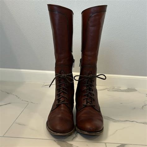 Frye Shoes Frye Melissa Tall Laceup Riding Boots Poshmark