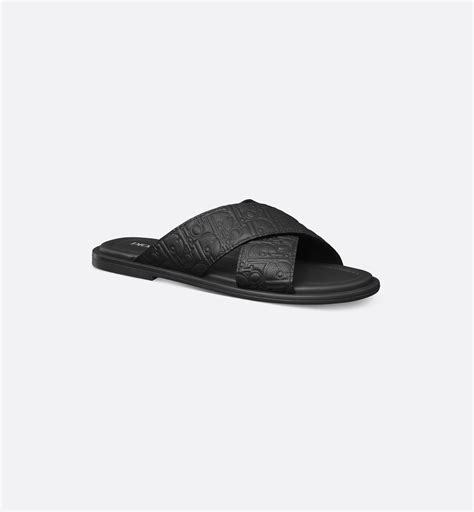 Dior Alias Sandal Black Dior Gravity Leather Dior