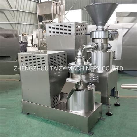Colloid Mill Chili Sauce Peanut Butter Making Machine Garlic Paste Colloid Mill Colloid Mill