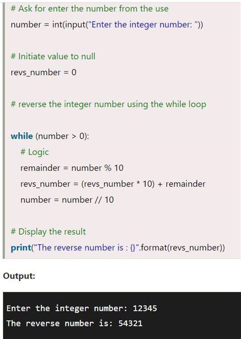 How To Reverse A Number In Python Upgrad Blog