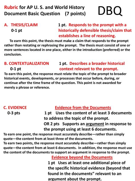 Apush Dbq Presentation Pdf Argument Understanding Apush Dbq Presentation Pdf Argument Understanding