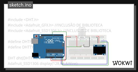 Projeto Display Oled Wokwi ESP STM Arduino Simulator