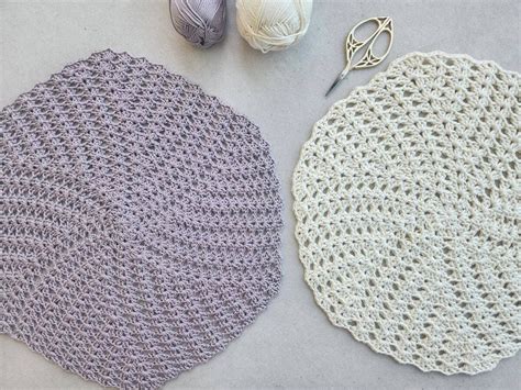 Beginners Crochet Doily Pattern Iris Doily Placemat Made By Gootie