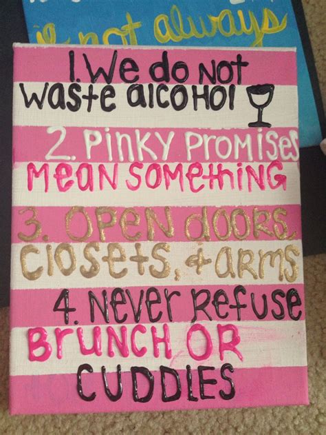 Sorority House Rules