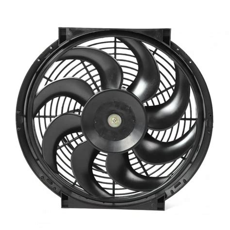 Ventilador De Radiador Eléctrico Radiador Eléctrico Delgado De 14 Pulgadas Ventilador De