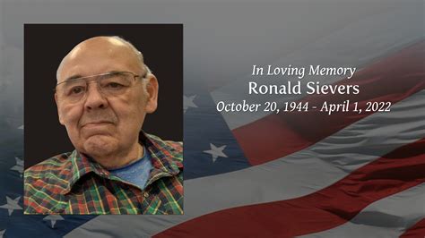 Ronald Sievers Tribute Video