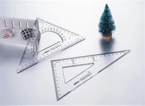 Geometry Set Squares Protractor For Students Architects