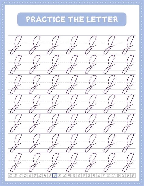 J In Cursive Cursive J Letter J Worksheets For Handwriting Practice