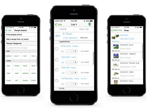 Grocery List App UX Design Behance Grocery List App UX Design Behance