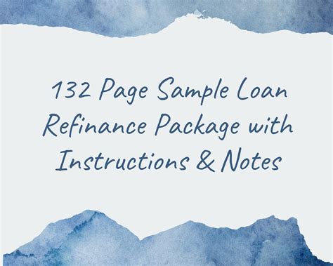 Refinance Loan Package Notary Training And Prep Digital Pdf Download